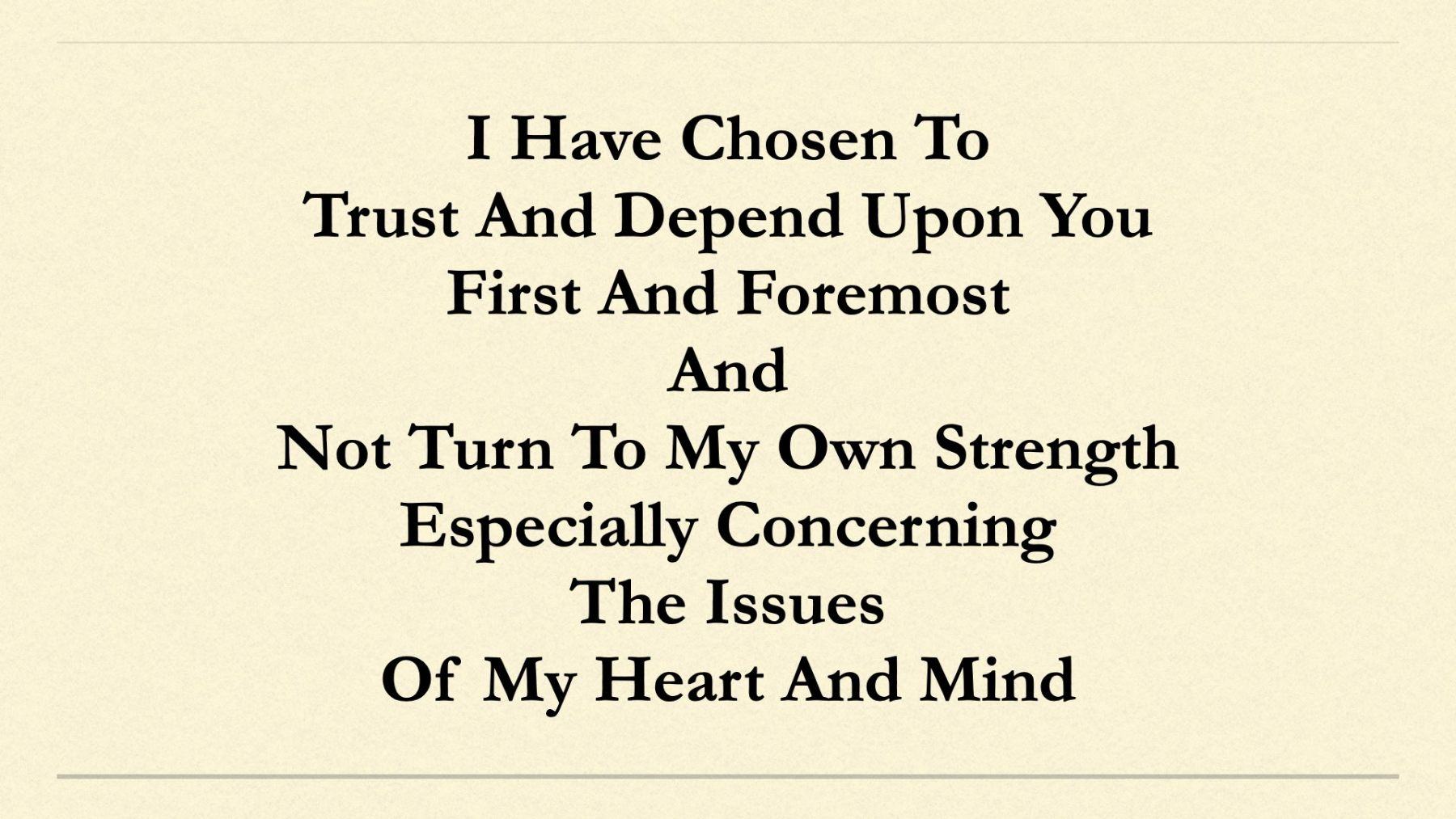 Praying To Our Holy Spirit - Restore Purity