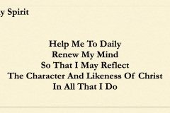 Praying To Our Holy Spirit - Restore Purity